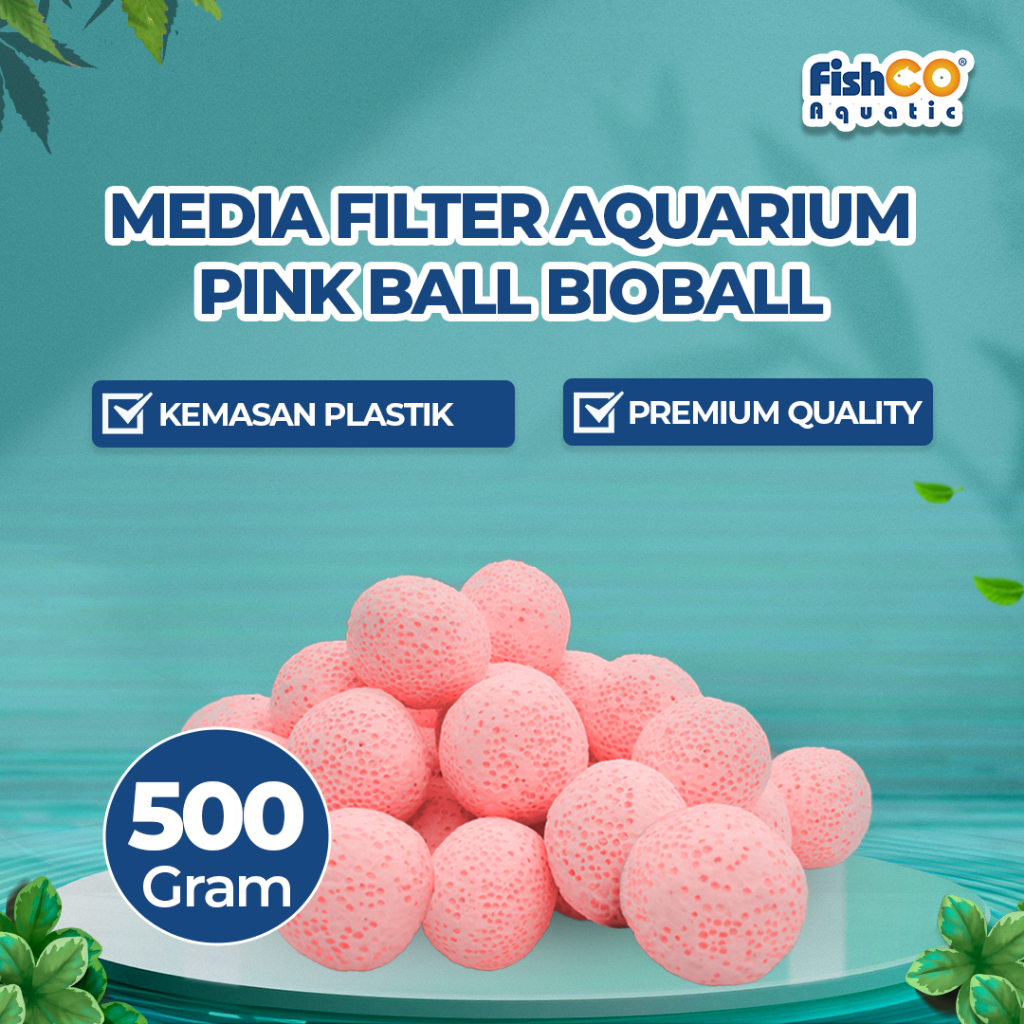 Jual Media Filter Aquarium Rumah Bakteri Pink Ball Bioball Bacteria ...