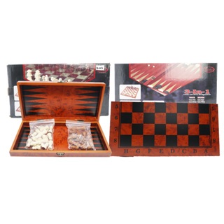 Jual Papan Catur Sulida Kayu Premium 3 in 1 Motif Corak (S/M/L ...