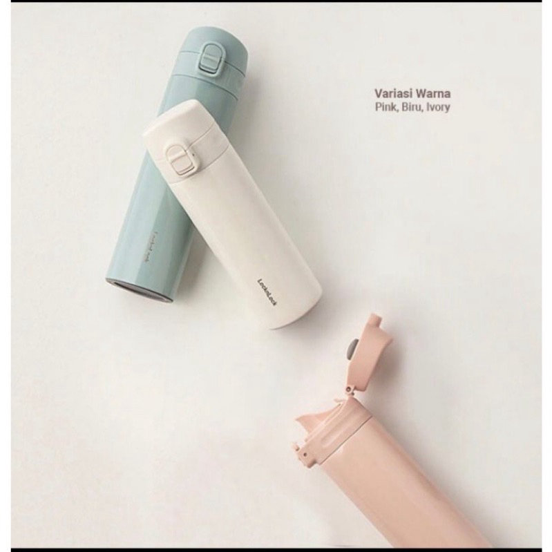 Jual LocknLock Exclusive Mousse One Touch Tumbler HOT AND COOL 400ml - LHC3261 | Shopee Indonesia