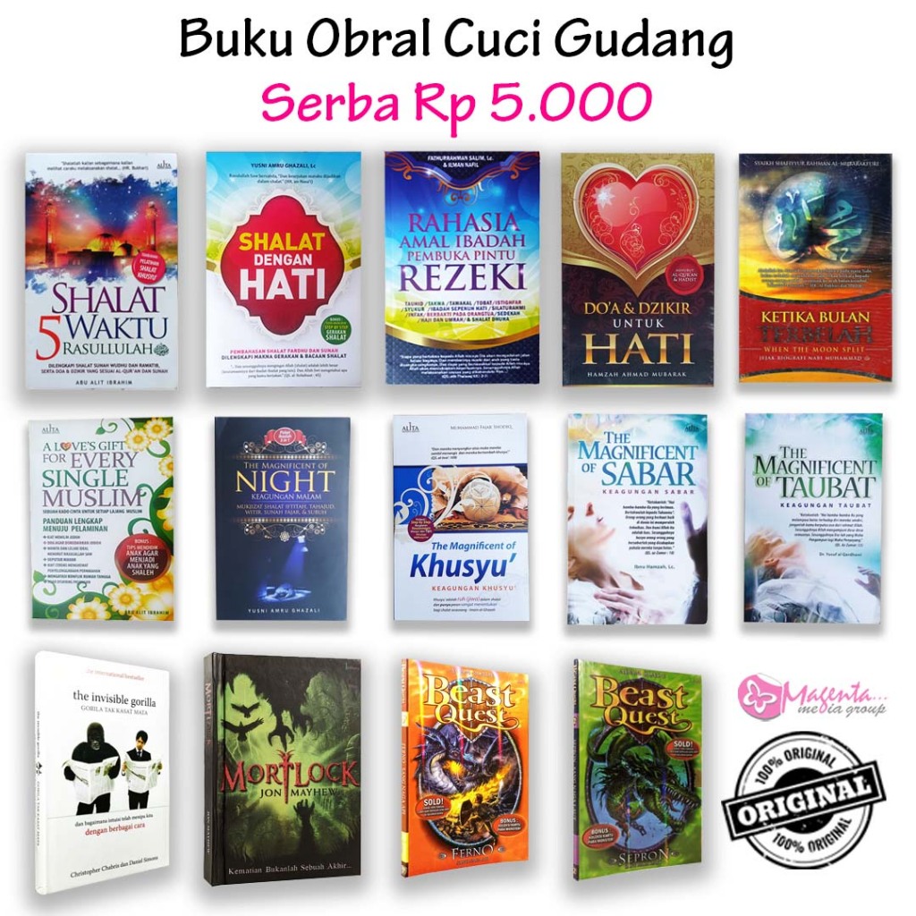 Jual Buku Novel & Motivasi Obral Murah Meriah | Shopee Indonesia