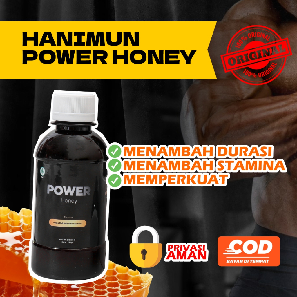 Jual Hanimun Power Honey Asli Original Penambah Stamina | Shopee Indonesia