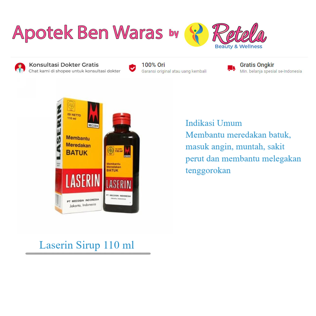 Jual Laserin Sirup 110 ml | Shopee Indonesia