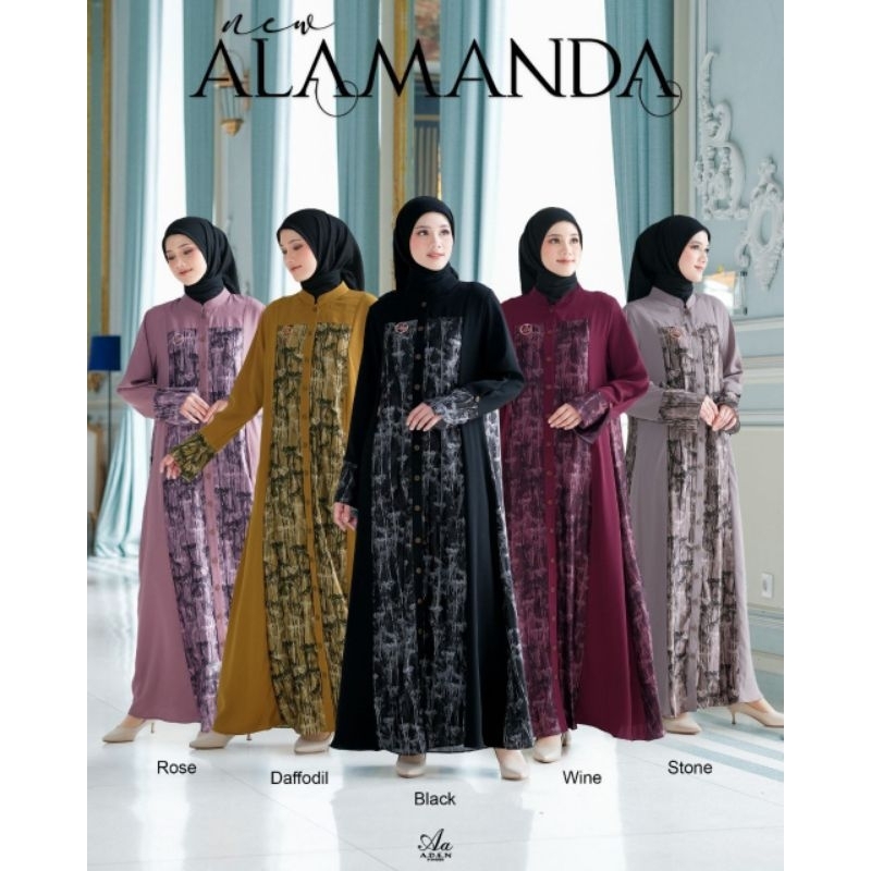 Jual ALAMANDA DRESS BY ADEN HIJAB [PO] (harga DP dikirim gift dulu ...