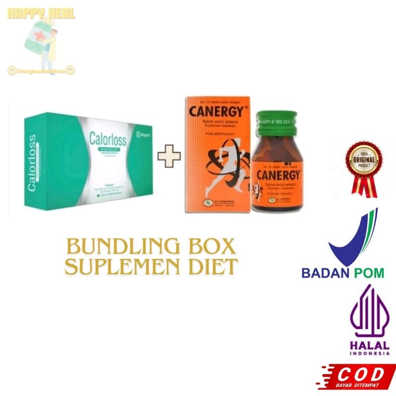 Jual PAKET BUNDLING DIET CALORLOSS DAN CANERGY | Shopee Indonesia