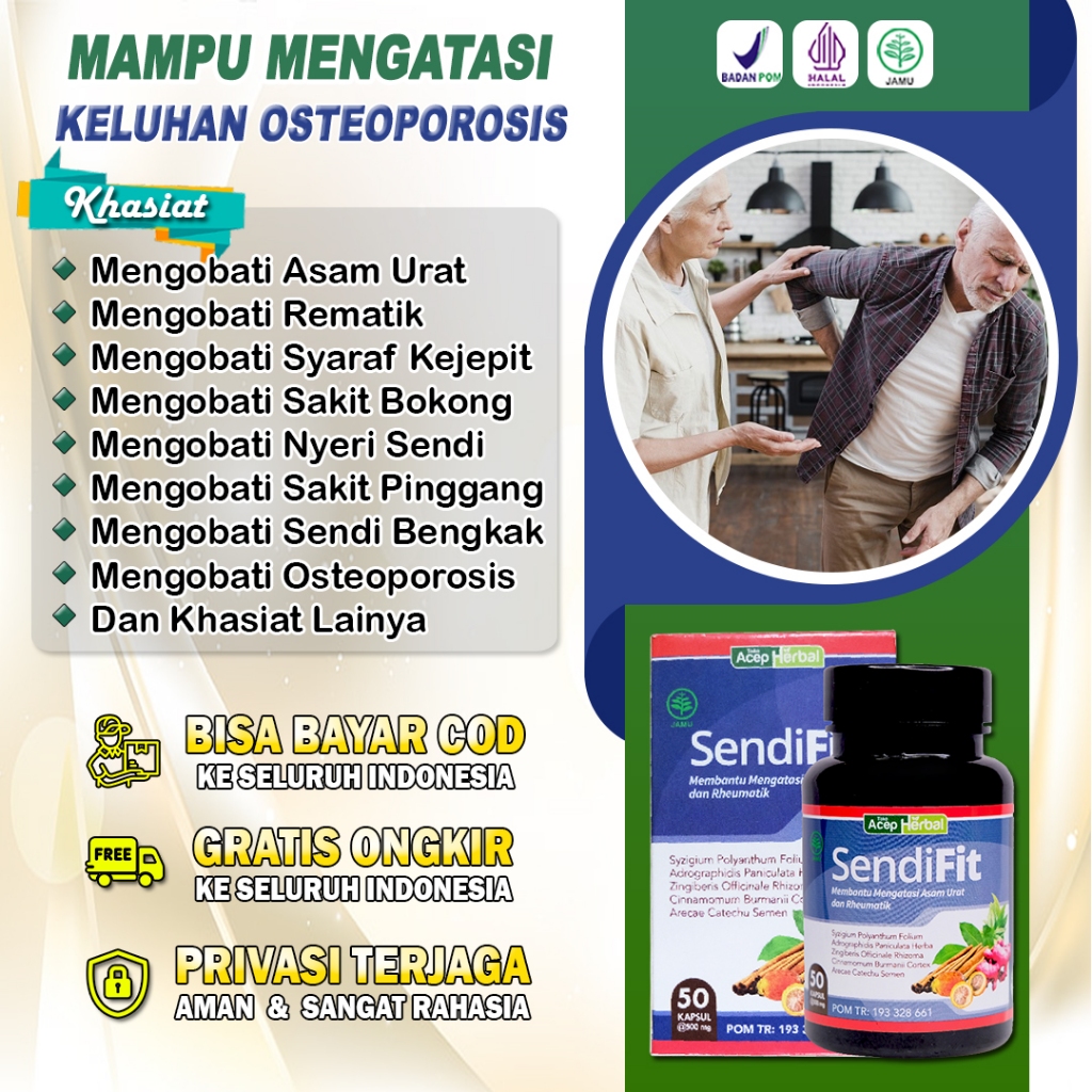 Jual Obat Pengeroposan Tulang Osteoporosis Pengapuran Sendi Tulang Obat ...