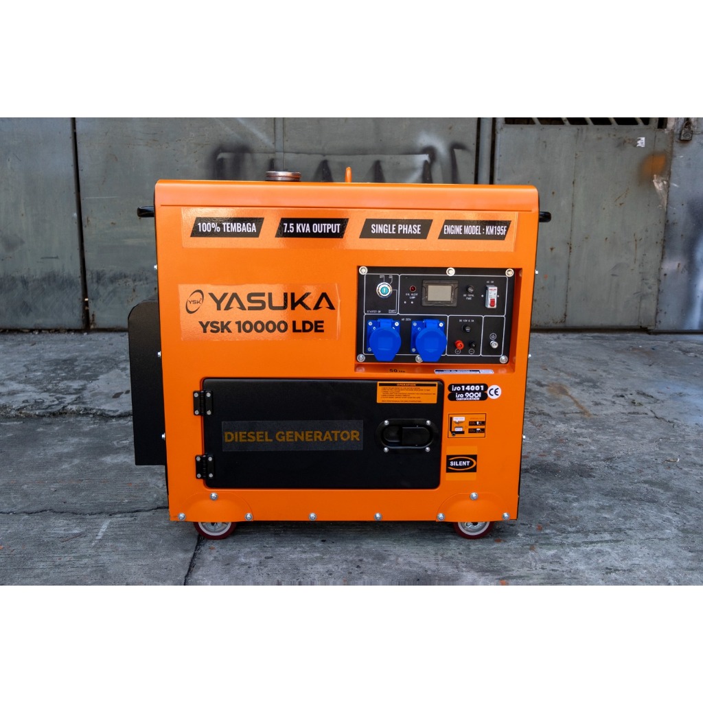 Jual YSK 10000 LDE NEW DESIGN | Diesel silent | Genset Solar YASUKA ...