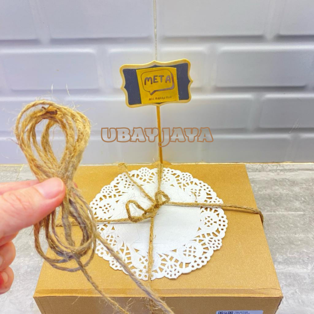 Jual tali 1 mm roll - tali sabut kelapa kecil- tali hampers-tali kado ...