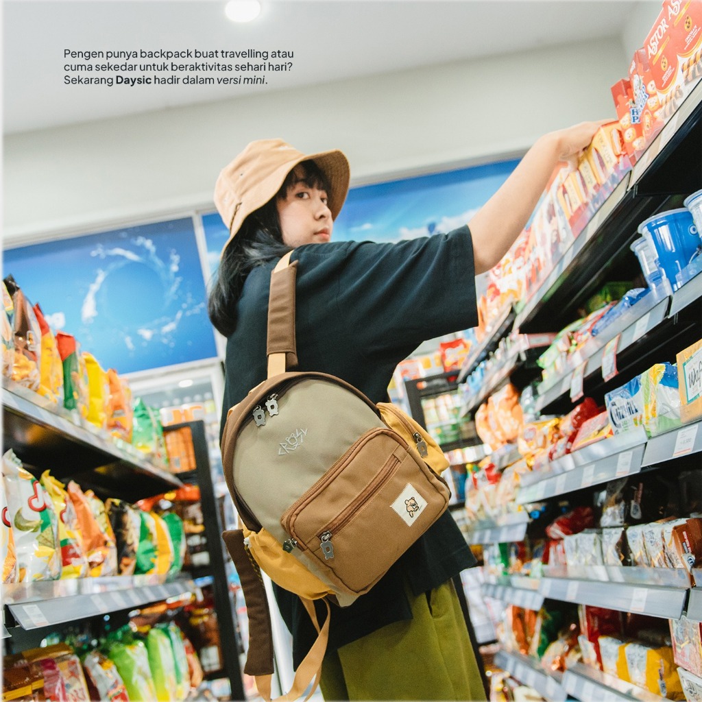 Jual CRSL Mini Daysic Backpack Choco Brown | Ransel Sekolah | Tas ...