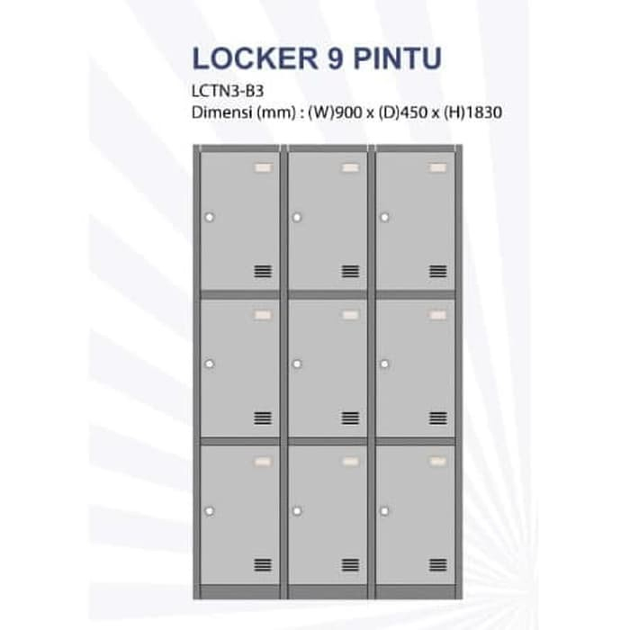 Jual locker besi 9 pintu Lemari Locker Arsip | Shopee Indonesia
