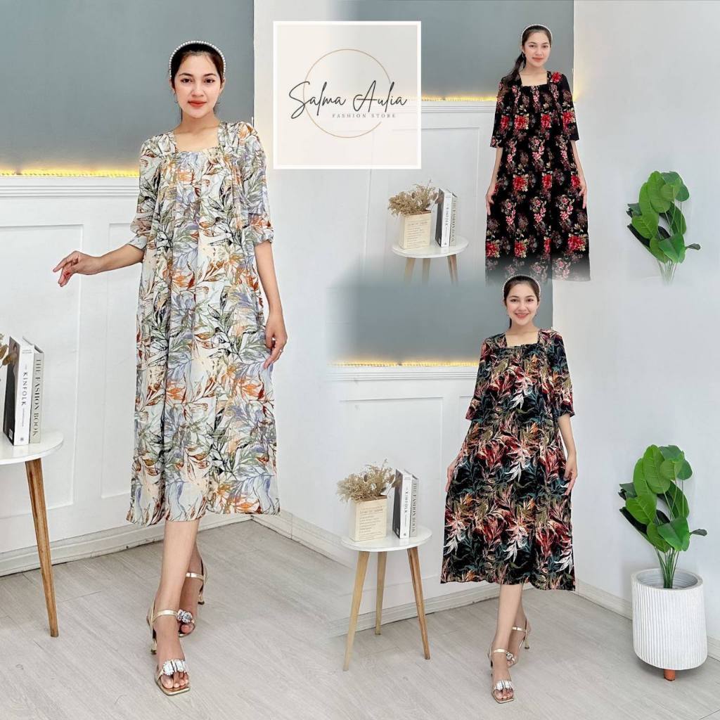 Jual DASTER TANIA LENGAN 7/8 MAT RAYON VISCOSE BUMIL FRIENDLY ANTI ...