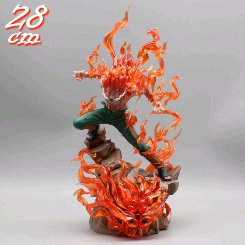 Jual Action Figure Mighty Guy Statue Naruto Hachimon Tonkou GK LED Mode ...