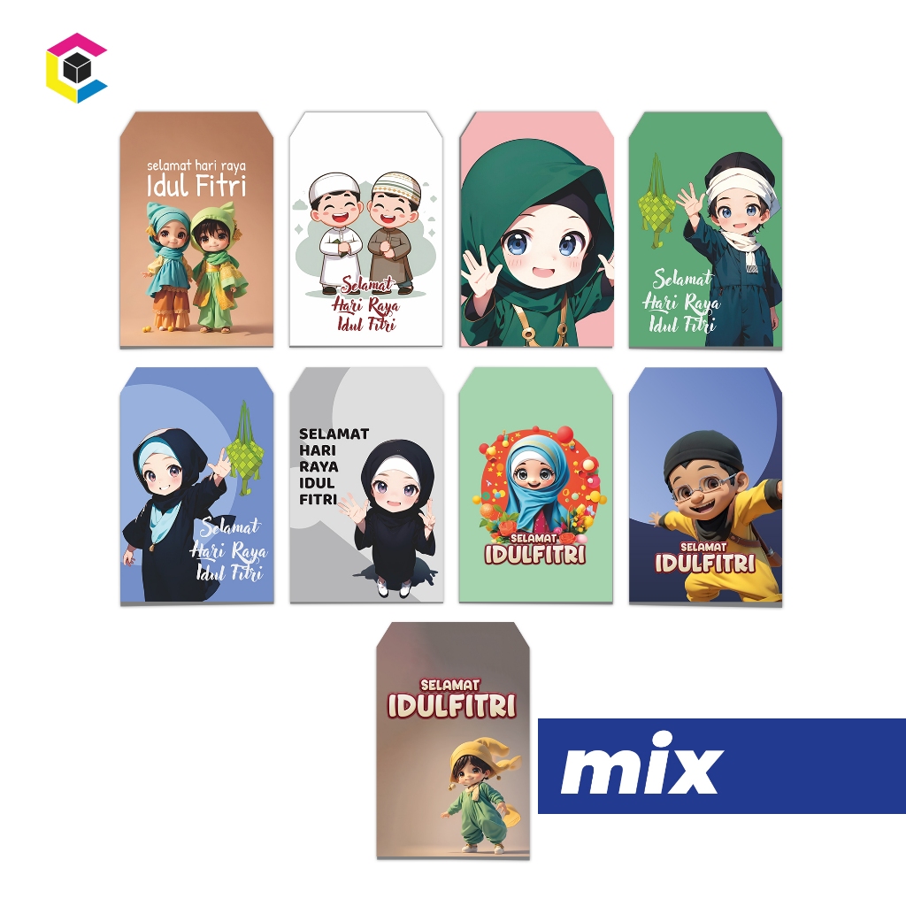 Jual Amplop Lebaran Anak Karakter Anak lucu Amplop THR Lebaran Lucu ...