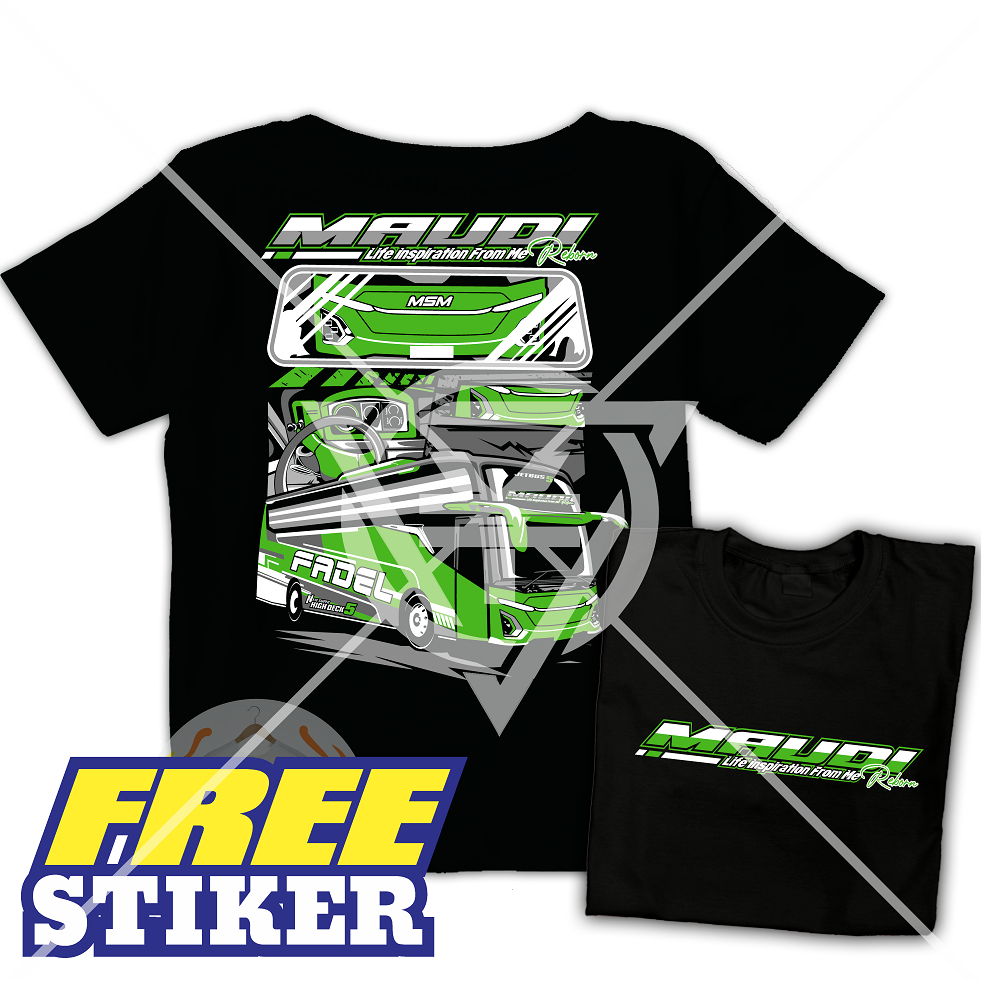 Jual KAOS BIS ANAK MAUDI MSM JETBUS 5 FREE STICKER KAOS BISMANIA ANAK ...