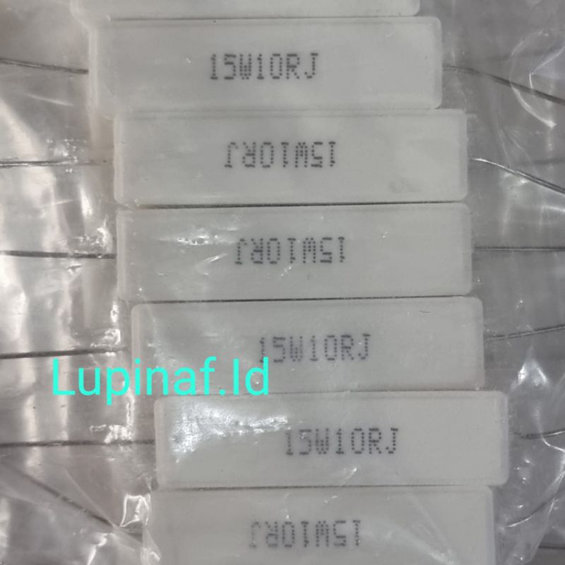 Jual RESISTOR KAPUR 15W 15 WATT 15WATT 10 12 22 OHM | Shopee Indonesia