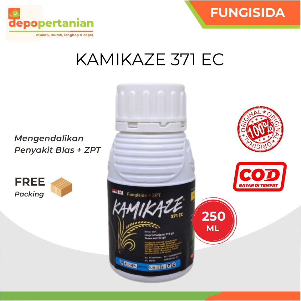 Jual Depo Pertanian - Fungisida ZPT Kamikaze 371 EC 250ml Obat Pembasmi Penyakit Jamur Tanaman ...