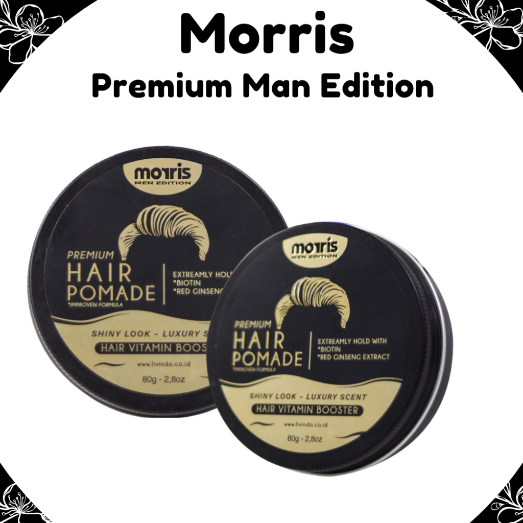 Jual Morris Easy Styling Hair Pomade Premium Man Edition 80gr | Shopee ...