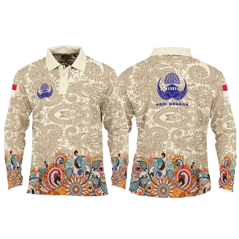Jual baju korpri batik limited edition | jersey polo berkerah KORPRI Fullprint | kaos baju ...