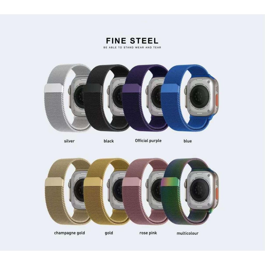 Jual NEW !! SPGN MILANESE LOOP STAINLESS STRAP IWATCH SERIES 1 2 3 4 5 ...