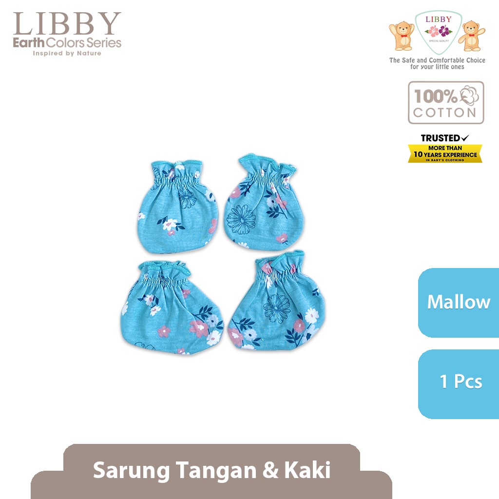 Jual LIBBY Earth Sarung Tangan & Kaki Motif Rocco Girl (1Pcs) | Shopee Indonesia