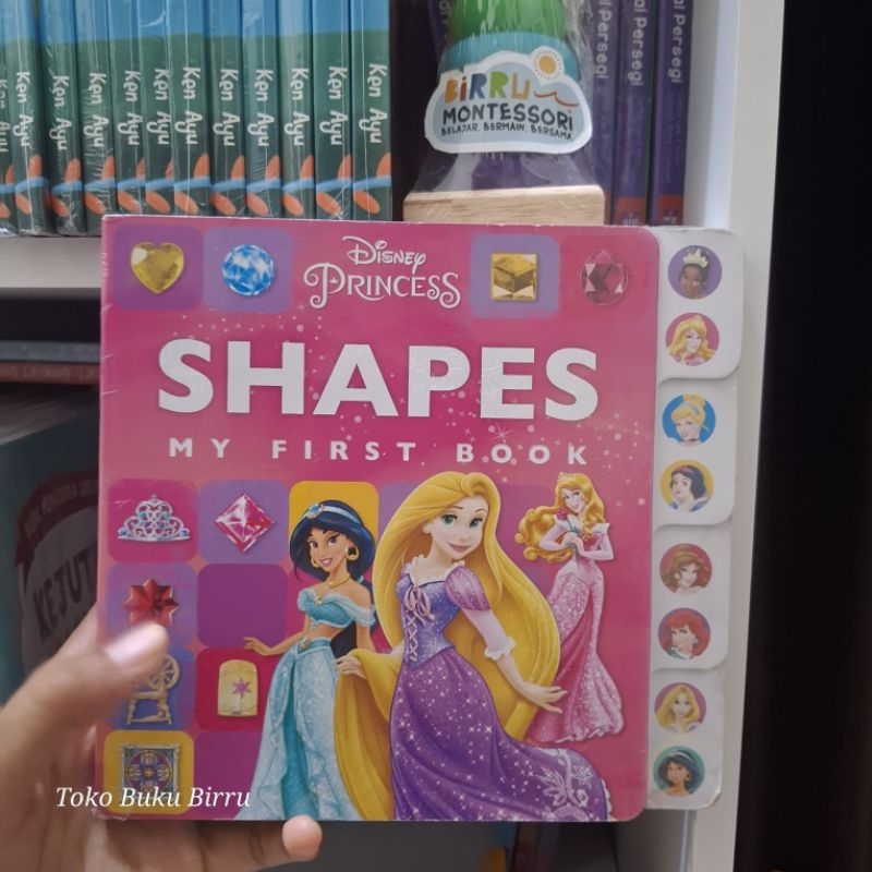 Jual Board Book import Disney princess Shapes My first book | Shopee ...