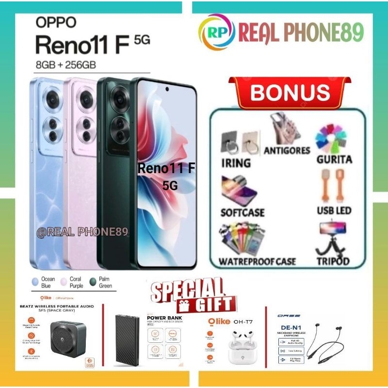 Jual OPPO RENO 11F 5G RAM 8GB+8GB Extended 256GB GARANSI RESMI OPPO INDONESIA | Shopee Indonesia