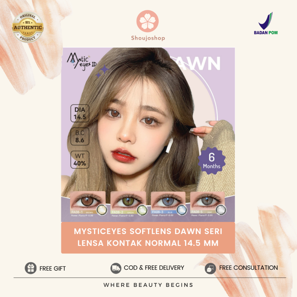Jual MYSTIC EYES SOFTLENS DAWN Magic Big Eyes Cardcaptor SERI LENSA ...