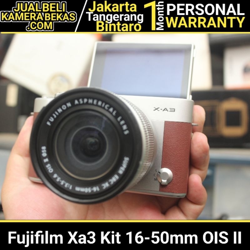 Jual Fujifilm Xa3 kit 16-50mm OIS II No box BEKAS | Shopee Indonesia