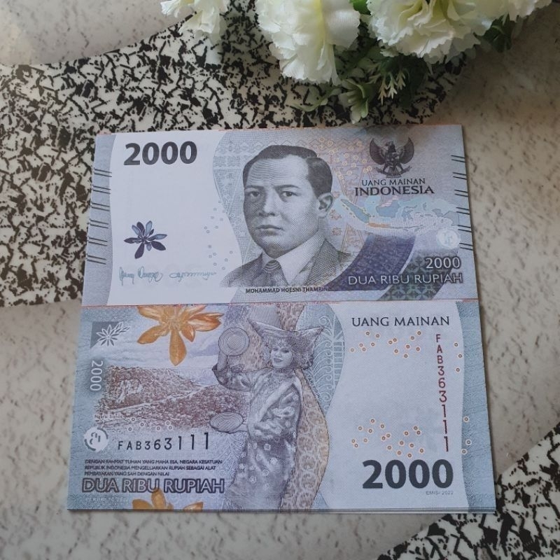 Jual 50 Lembar Uang Mainan Model Baru Th 2022 /Uang Mainan Buat ...