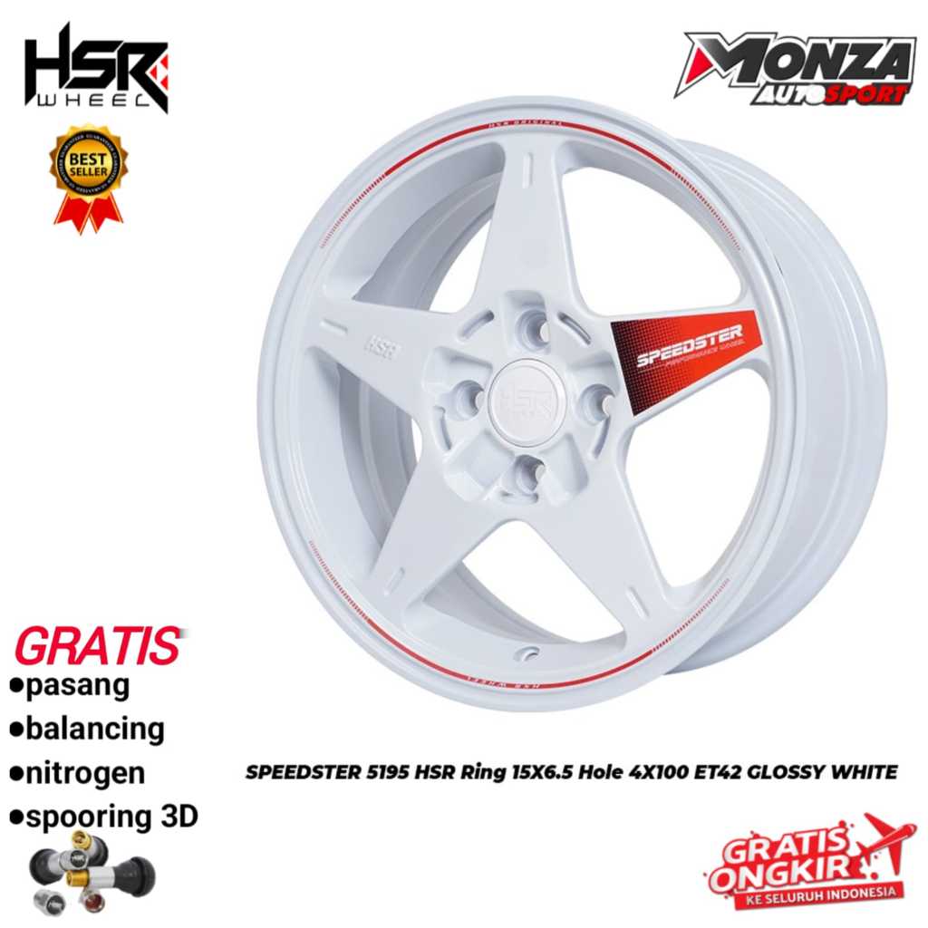 Jual Velg mobil racing R15 untuk brio,agya,sigra,calya,ayla,mobilio,ignis,corolla dll Hsr ...