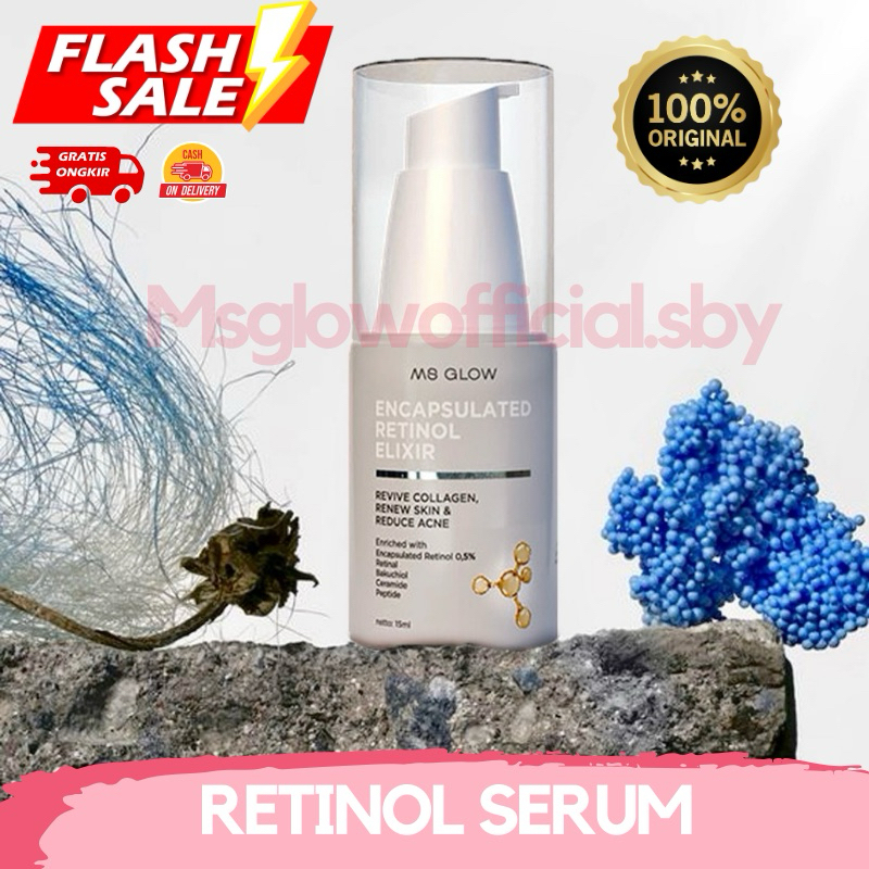 Jual [DISKON 50%] SERUM Encapsulated Retinol Elixir MS GLOW | Shopee ...