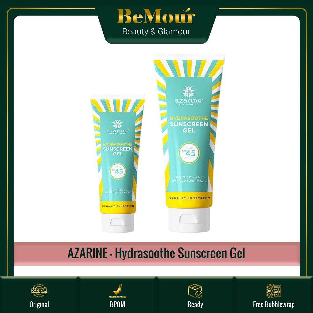 Jual [GEL] AZARINE - HYDRASOOTHE SUNSCREEN GEL SPF45 PA++++ ( 30 | 50 ...