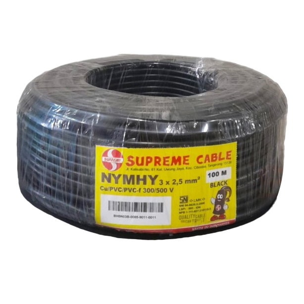 Jual Kabel Listrik Serabut Nyyhy Nymhy 3x2.5 3x2,5 ISI 3 2.5 MM Supreme SISIR Flexible Tembaga ...