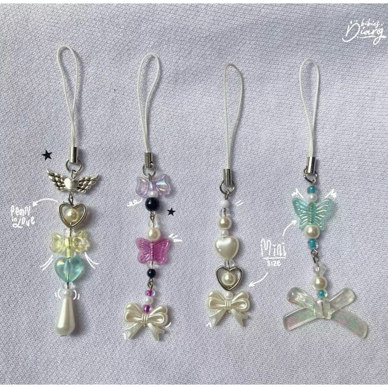 Jual Starp Phone Manik / Keychain Beads / Gantungan HP / Gantungan Tas ...