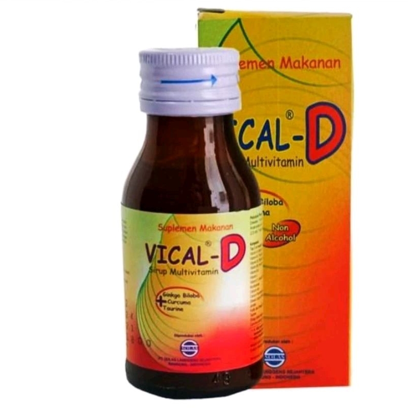 Jual VICAL-D Sirup Multivitamin (60ml) | Shopee Indonesia