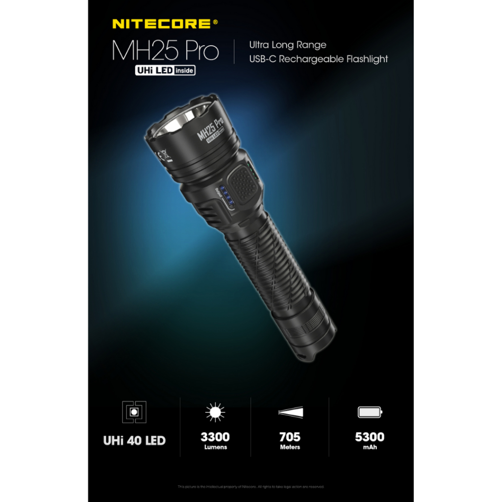 Jual NITECORE Senter LED Flashlight Tactical Range NiteLab UHi 40 ...