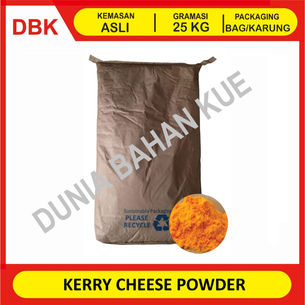 Jual KERRY CHEESE POWDER. BUBUK KEJU. SAUS KEJU ex MALAYSIA - 1 BAG 25 ...