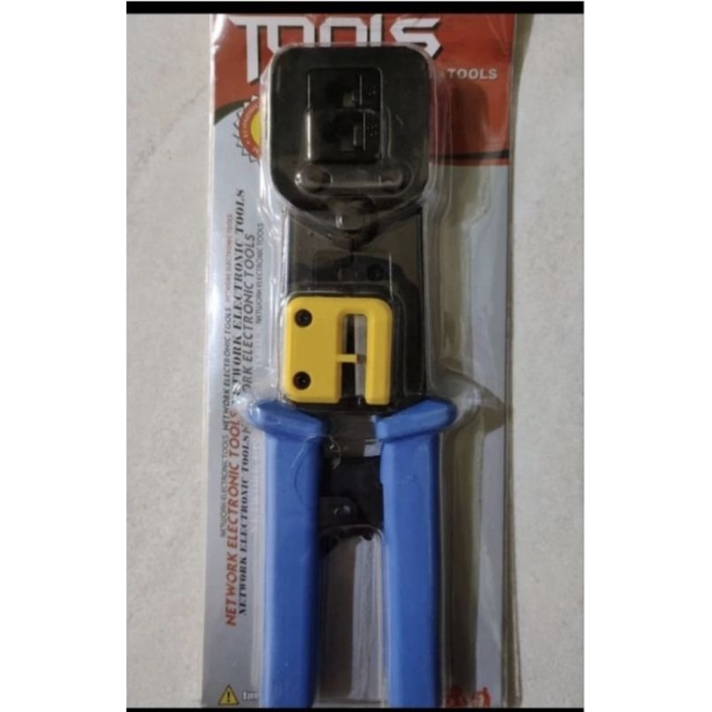 Jual Tang Crimping Tools RJ45 CAT5 CAT6 RJ11 ANTI GAGAL Cutter Stripp ...