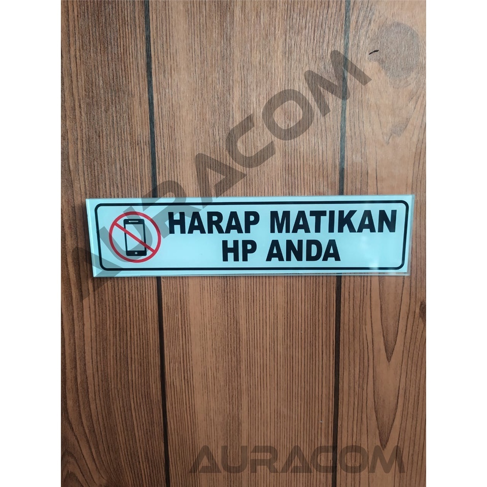 Jual COD, Akrilik, Sticker pintu varian tulisan di pintu(openclose ...