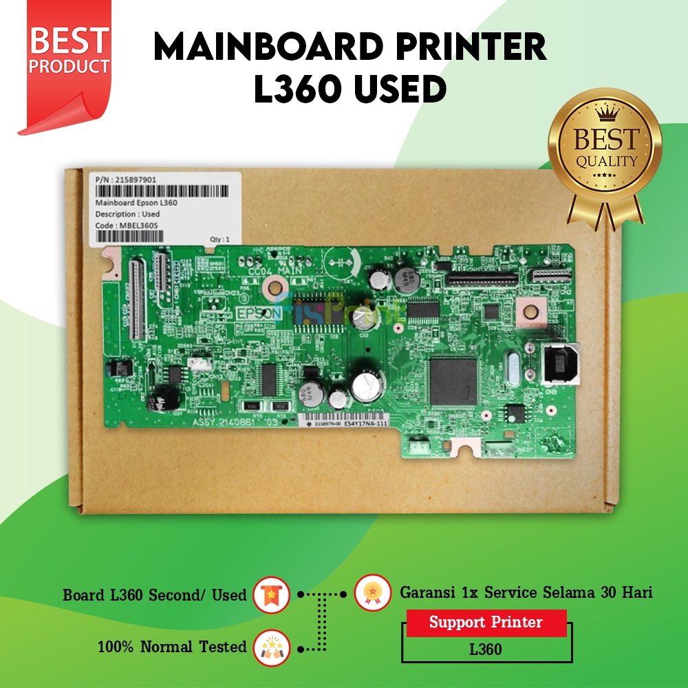Jual Board Epsn L360, Mainboard L360, Motherboard L360 Used | Shopee Indonesia