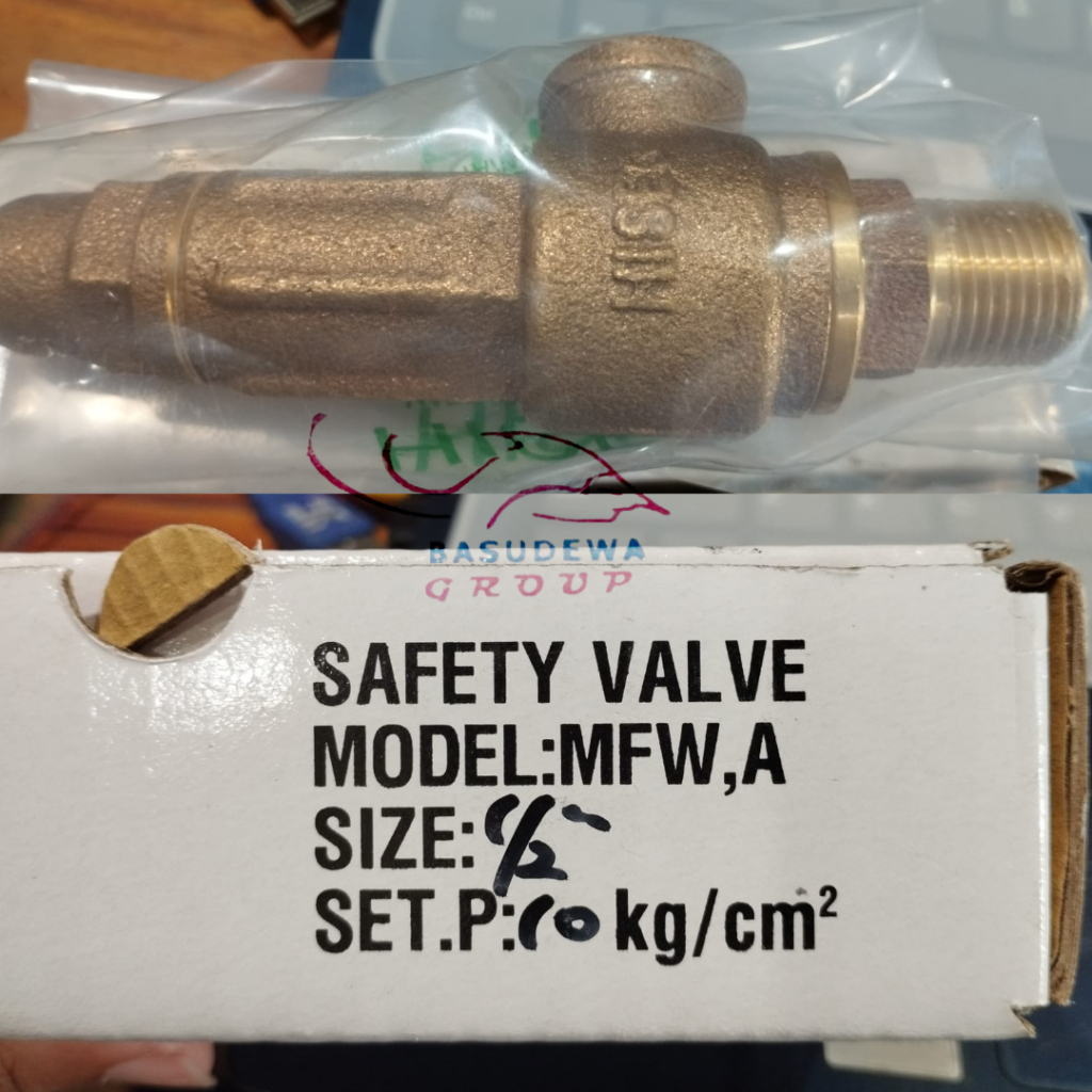 Jual SAFETY VALVE KUNINGAN 1/2" HISEC 10 KG NON HANDLE (MFW.A) | Shopee ...