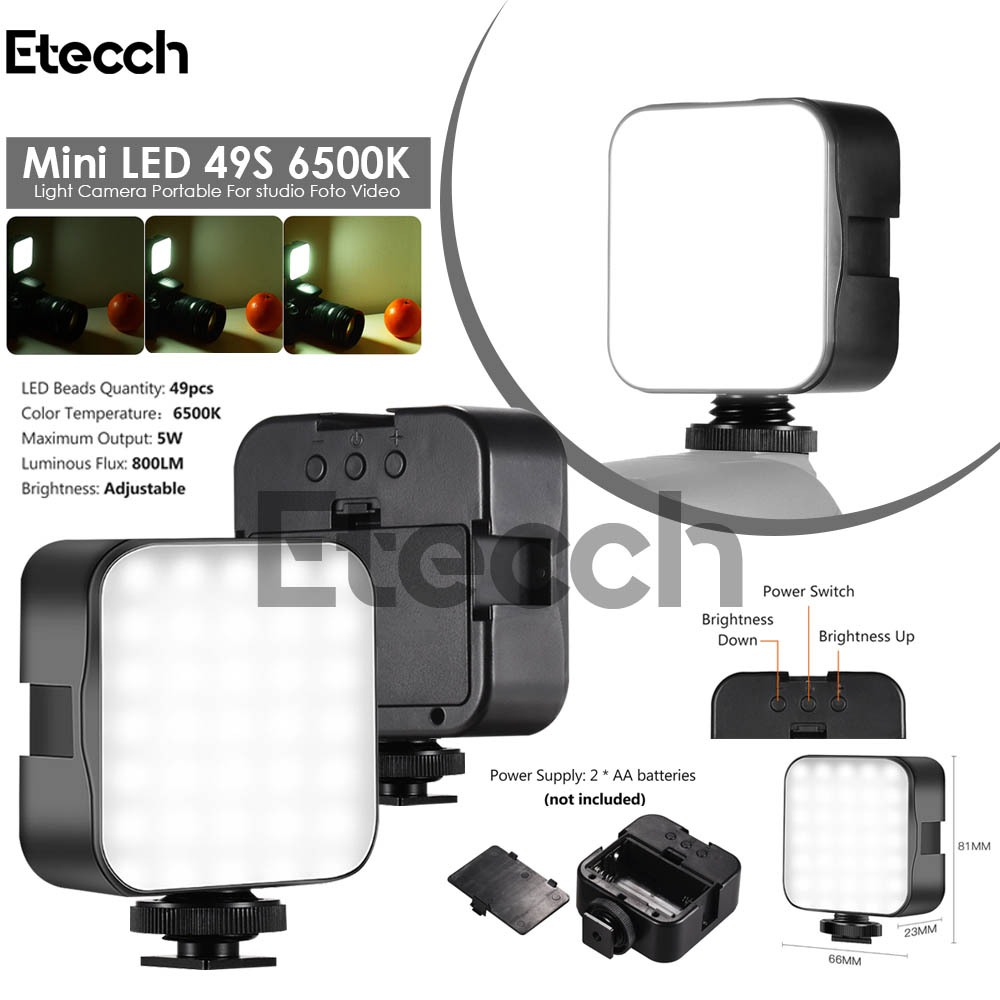 Jual Lampu Mini Led 56S Light Camera Portable For Studio Foto Video ...