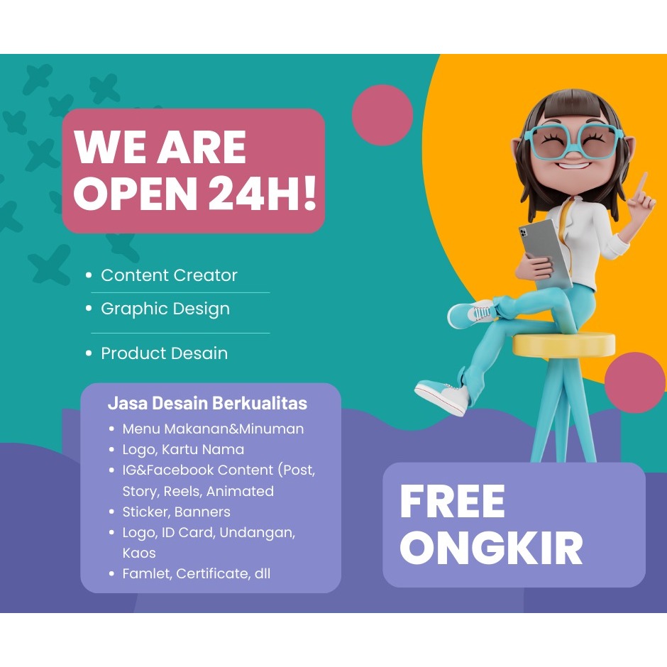Jual Jasa Desain JASA Graphic Design, Logo, Banner, Spanduk, Brosur, Kartu Nama, Sticker, Mockup ...