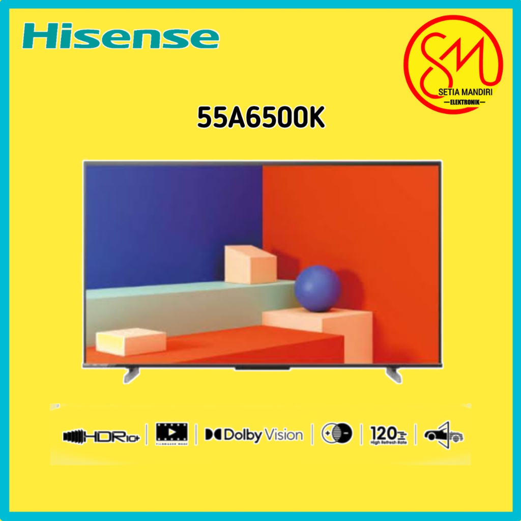 Jual Hisense 55A6500K 55 inch 4K UHD Google TV | Shopee Indonesia