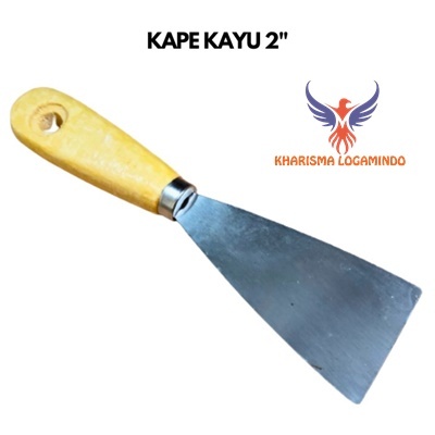 Jual KLP-RRT Kape 2 INCH Gagang kayu I Skrap I Scrap I Sekrap TOT KLP | Shopee Indonesia