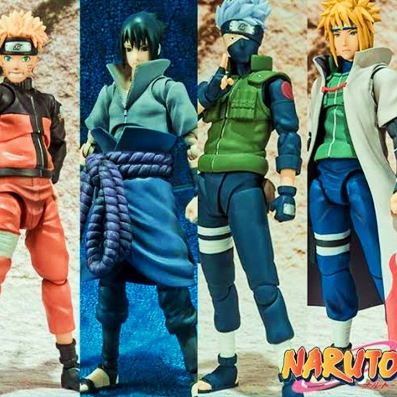 Jual SHF Naruto Shippuden Action Figure FIGMA Shf Sasuke,Minato,Madara ...