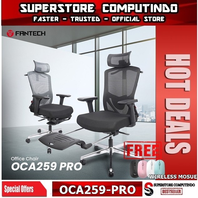 Jual Fantech OCA259 PRO | OCA-259 PRO Kursi Kantor Kerja Office Chair ...