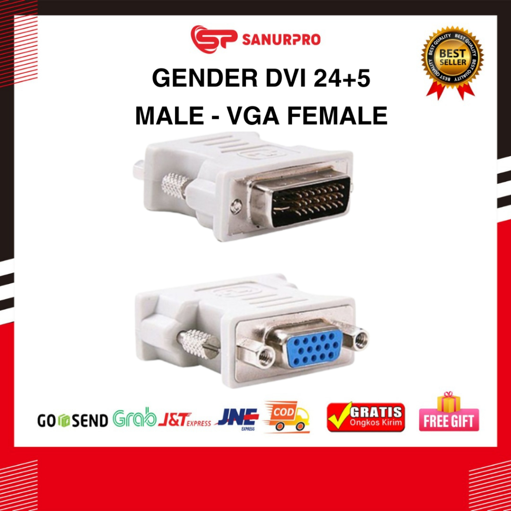 Jual GENDER DVI 24+5 MALE - VGA FEMALE | Shopee Indonesia
