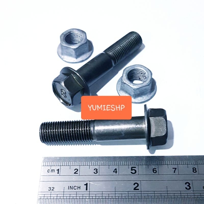 Jual Baut 17 Fleng M 12 x 55 mm Flange Bolt diameter 12mm panjang ...