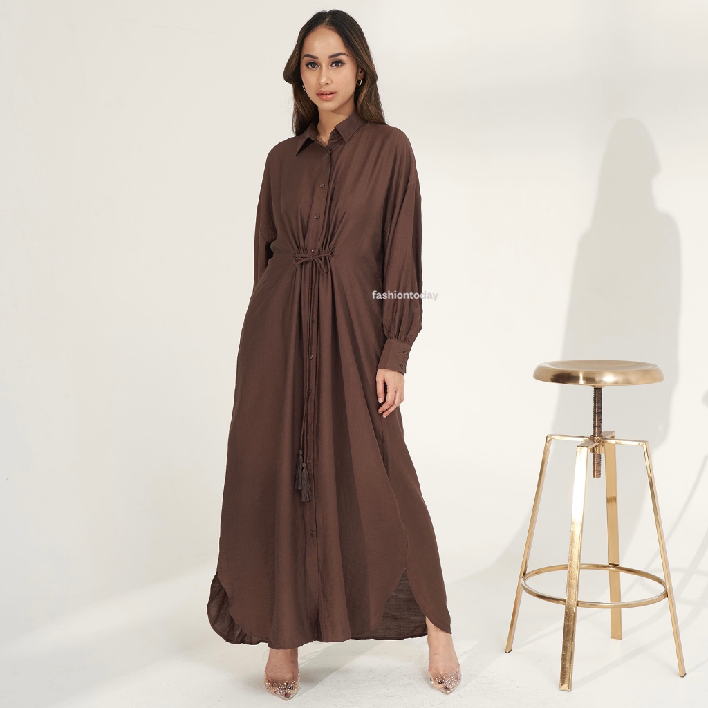 Jual Elnara Dress ( Dress Premium FASHIONTODAY ) | Shopee Indonesia