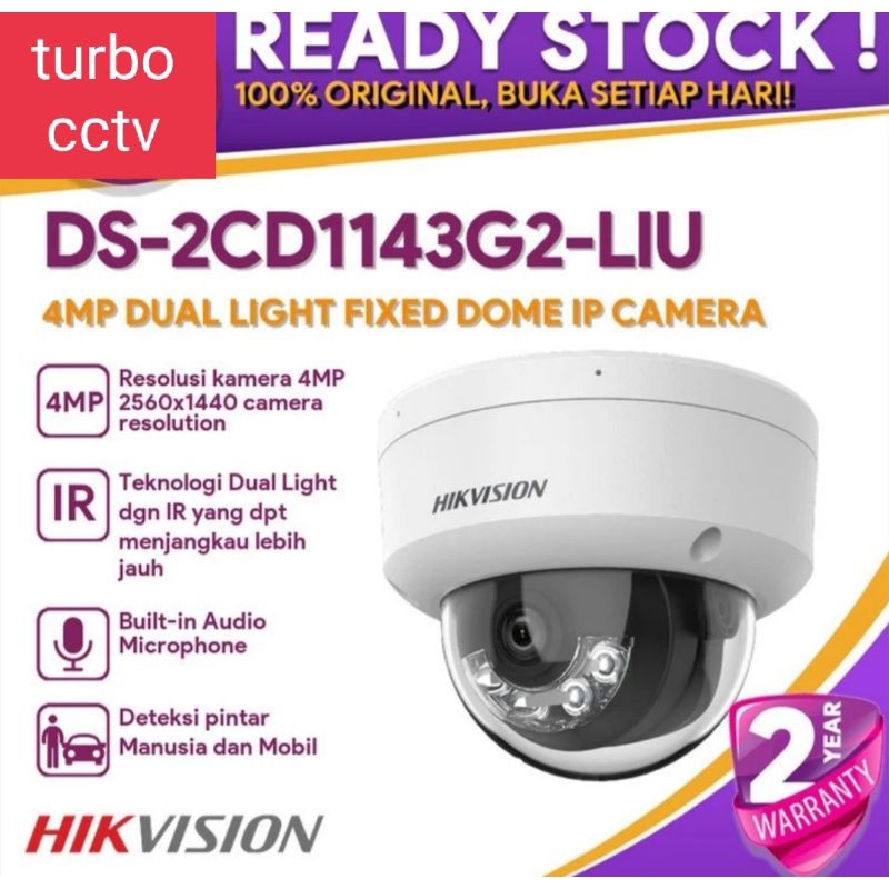 Jual HIKVISION IPCAM DS-2CD1143G2-LIU 4MP INDOOR / IP CAMERA DS ... Jual HIKVISION IPCAM DS-2CD1143G2-LIU 4MP INDOOR / IP CAMERA DS ...